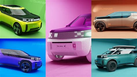 Panda Inspired Retro Car Conepts Fiats New City Car Concept Is Dubbed