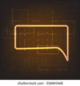 Brown Label Technology Background Stock Vector Royalty Free 336845468