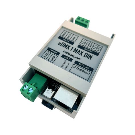 DMXking - eDMX1 MAX DIN (Screw Terminal) - Latarka - Boutique Event ...