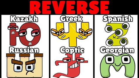 Reverse Alphabet Lore But Its Different Alphabets Part 1 Я А Youtube