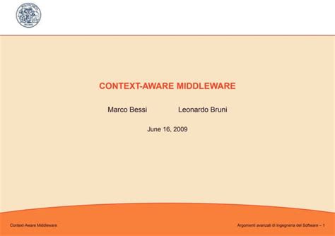 A Survey About Context Aware Middleware Pdf Computing Technology