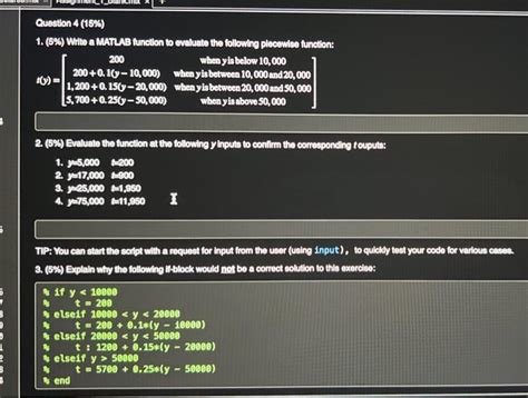 solved question 4 15 1 5 write a matlab function to