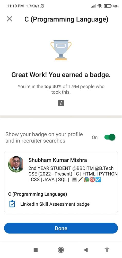 Shubham Kumar Mishra On Linkedin Hello Connectionsi Earned Linkedin