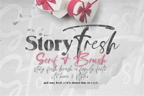 Story Fresh Script Fonts ~ Creative Market