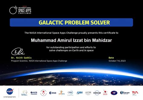 Muhammad Amirul Izzat On Linkedin Participate In National Aeronautics