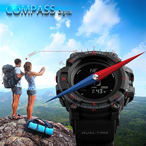 Running Watch Pedometer Compass Altimeter Barometer Temperature