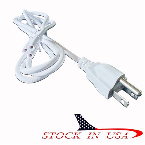 Best Quality 6ft 180cm Tube Power Cord With Switch Led Connector Wire