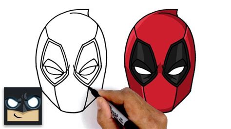How To Draw Deadpool Step By Step Tutorial Easy