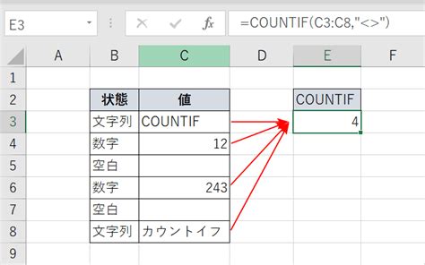 excelのcountif関数で空白以外のセルを数える方法｜office hack