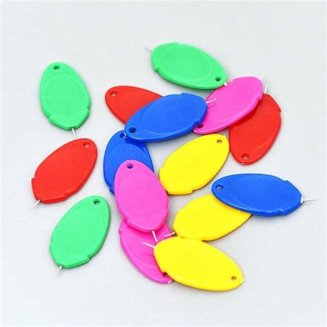 Thumb Colored Needle Threading Device Small Needle Hole Lead Threading Device Plastic