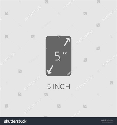 Screen Size Flat Vector Icon Simple Stock Vector Royalty Free 402541546 Shutterstock