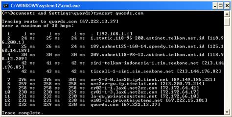 Kenali Fungsi Tracert Pada Cmd Dan Cara Kerja Tracert