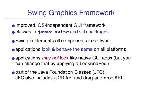 Ppt Introduction To Graphical Interface Programming In Java