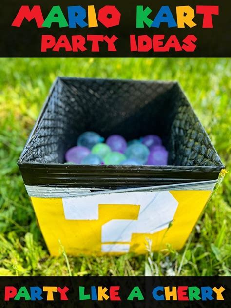 Diy Mario Party Ideas Party Like A Cherry Mario Kart Party Mario
