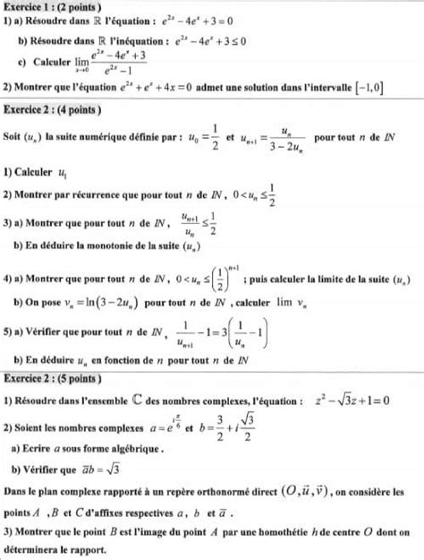 SOLUTION: Examen math - Studypool