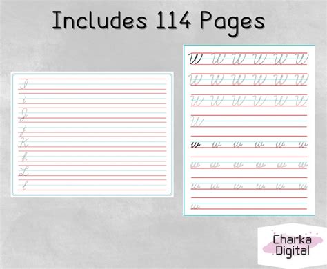 Printable Cursive Alphabet Tracing Bundle How To Connect Cursive Letters Cursive Writing