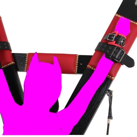 Dgw Large X Rack Bondage Frame Metal And Wood Bdsm Restraint Furniture