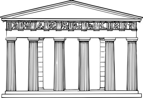 Greek Column Vector At Collection Of Greek Column Vector Free For Personal Use