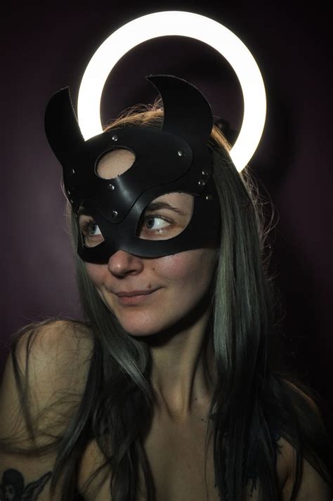 Leather Sexy Mask Devil Leather Mask Party Leather Mask Etsy
