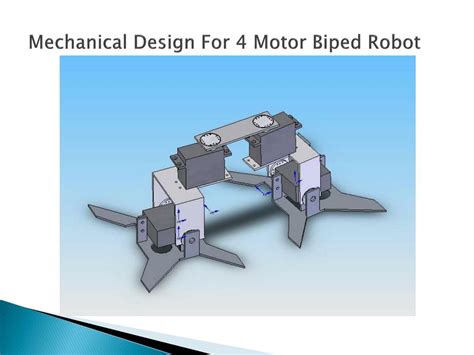 Ppt Design And Development Of Biped Robot Powerpoint Presentation Id