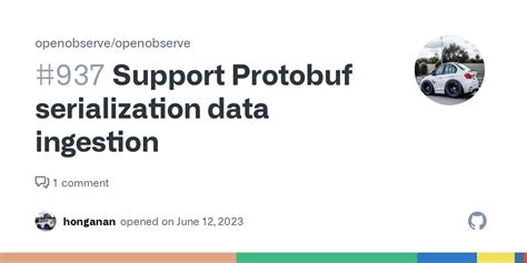Support Protobuf Serialization Data Ingestion · Issue 937