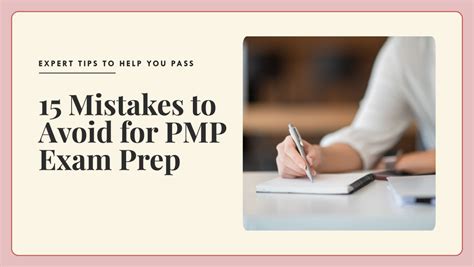 Top 15 Mistakes To Avoid When Preparing For The Pmp Exam