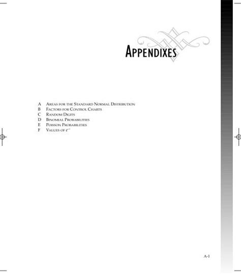 Appendices Example