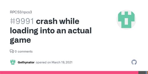 Crash While Loading Into An Actual Game Issue RPCS Rpcs GitHub