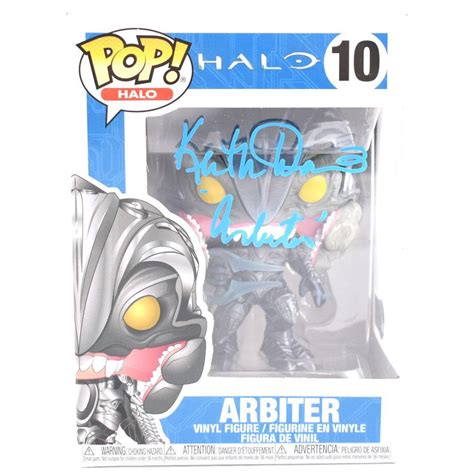 Keith David Signed Halo 10 Arbiter Funko Pop Vinyl Figure Inscribed Arbiter Beckett