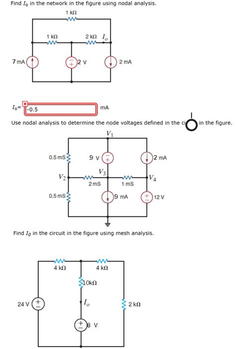 Solved Find Io In The Network In The Figure Using Nodal
