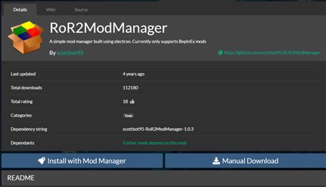 is thunderstore mod manager safe to use the nature hero