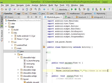 Java Error To Initialize The Code In Android Stack Overflow