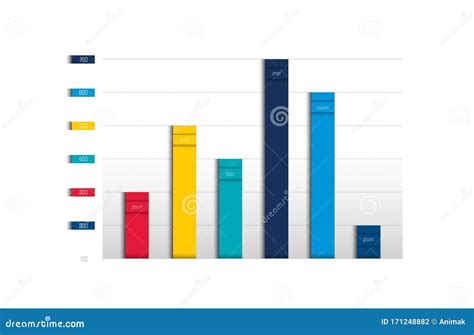 Chart Graph Scheme Simply Color Editable Infographics Element Stock Vector Illustration