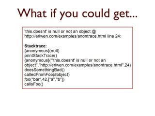 Javascript Stacktrace Ignite PPT