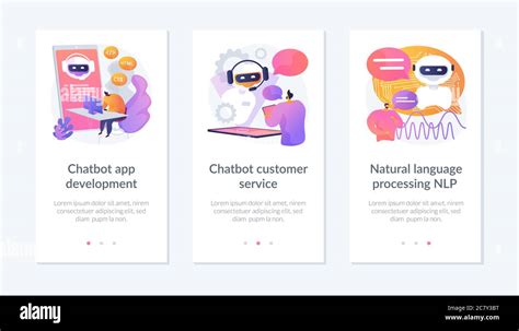 Chatbot App Interface Template Stock Vector Image Art Alamy