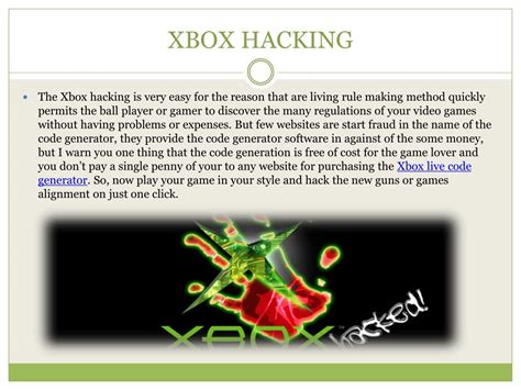 ppt xbox live code genrator powerpoint presentation free download