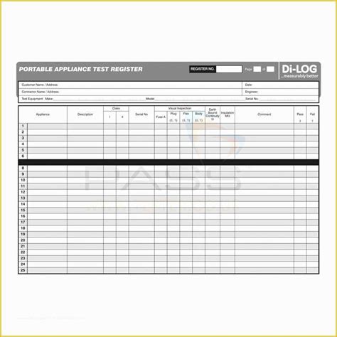 Free Drone Logbook Template Of Dilog Dlc107 Pat Testing Log Book Heritagechristiancollege