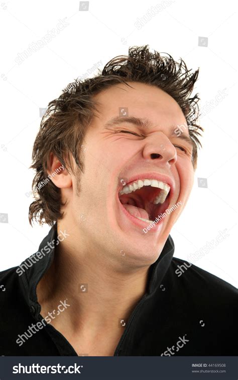 Smiling Man Portrait Isolated Background Stock Photo Shutterstock