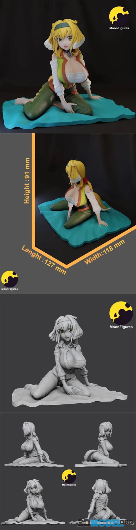 3d Model Moonfigures Roxanne Printable