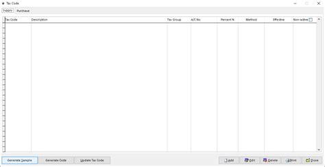 Tax Code Million Software