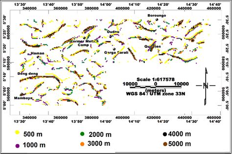 Map Of The Maxima Of The Horizontal Gradient Of The Maps Extended To Download Scientific