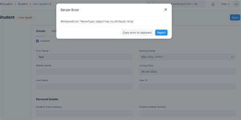 Issue In Validate User · Issue 116 · Frappeeducation · Github