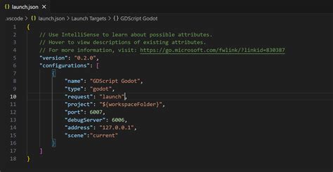 How Do I Open The Current Scene Instead Of The Whole Game With VS Code Help Godot Forum
