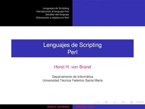 Pdf Lenguajes De Scripting Perlnoellili 253 P2scripting Perlpdf