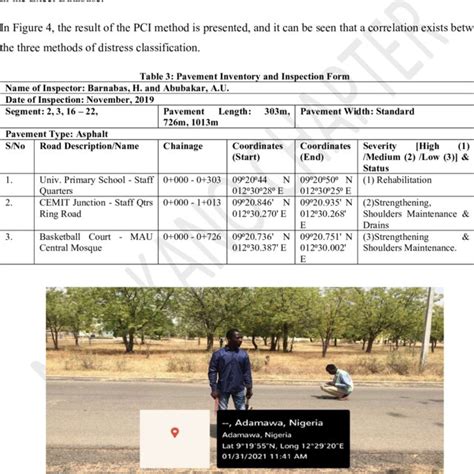 Manual Method Of Pavement Inspection Download Scientific Diagram