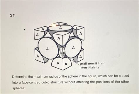 solved q 7 determine the maximum radius of the sphere in the