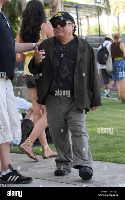 Danny DeVito Wearing Black Crocs At The 2010 Coachella Valley Music And Arts Festival Day 1