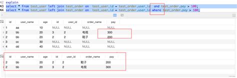 SQL语句On和Where语句的区别 北方寒士 博客园