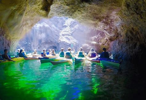 Emerald Cave Kayak Tour On The Colorado River Las Vegas Direct
