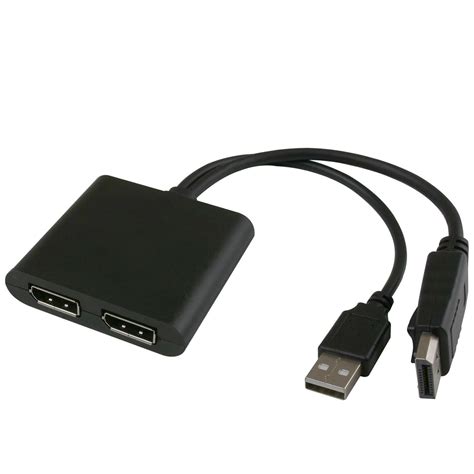 Разветвитель (концентратор MST) DisplayPort (DP + USB) (M) - 2 ...